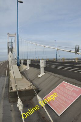 Photo 12x8 Severn Bridge : The M48 Motorway & Footpath Aust/ST5789 A ...