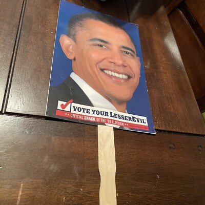 2008 Presidential Election Campaign Fan Obama/McCain Vote Your Lesser ...