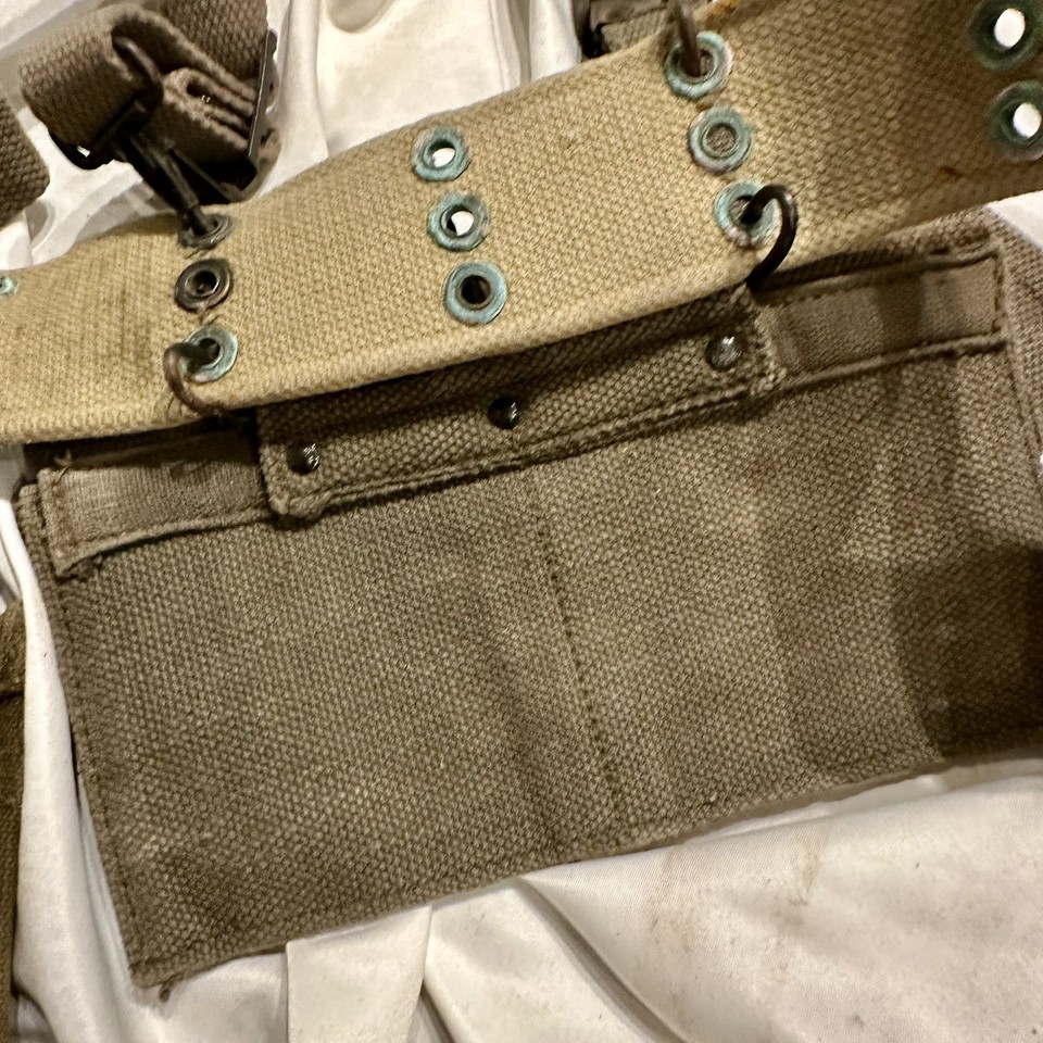 Indochina War M51 French Army Colonial Load Bearing Web Gear Original ...