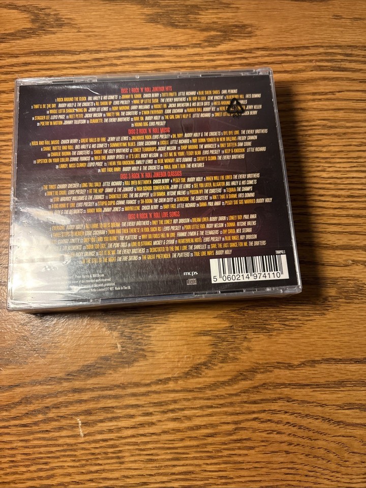Ultimate Rock ‘n Roll Jukebox 4 CD Set Package 100 Recordings ...