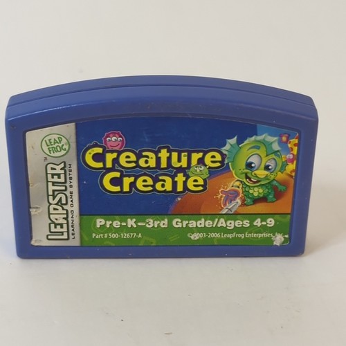 Leap Frog Leapster Creature Create Pre-K - 3rd Grade Learning ...