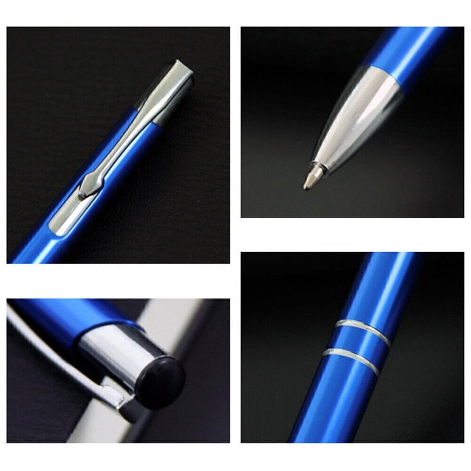 Full Metal Ballpoint Pen 1mm Black Ink Gel Pen Office Writing ...