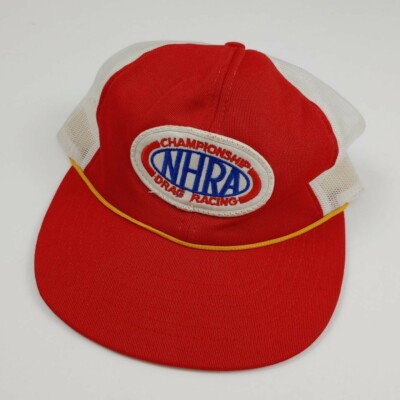 Vintage 90s NHRA Hot Rod Drag Racing Hat Rare Mesh Championship USA ...