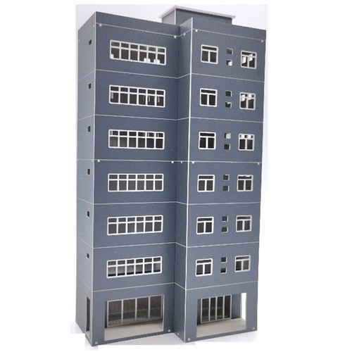 1/87 HO Scale Buildings Train Railway Modern Tall Business Building ...