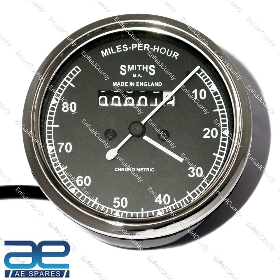 Replica Smiths Speedometer 80 MPH For Norton BSA Triumph Vintage ...