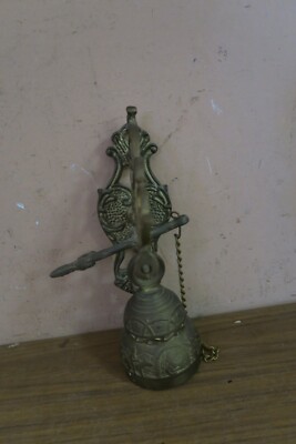 Vintage Hanging Ringing Brass Monastery Bell | eBay