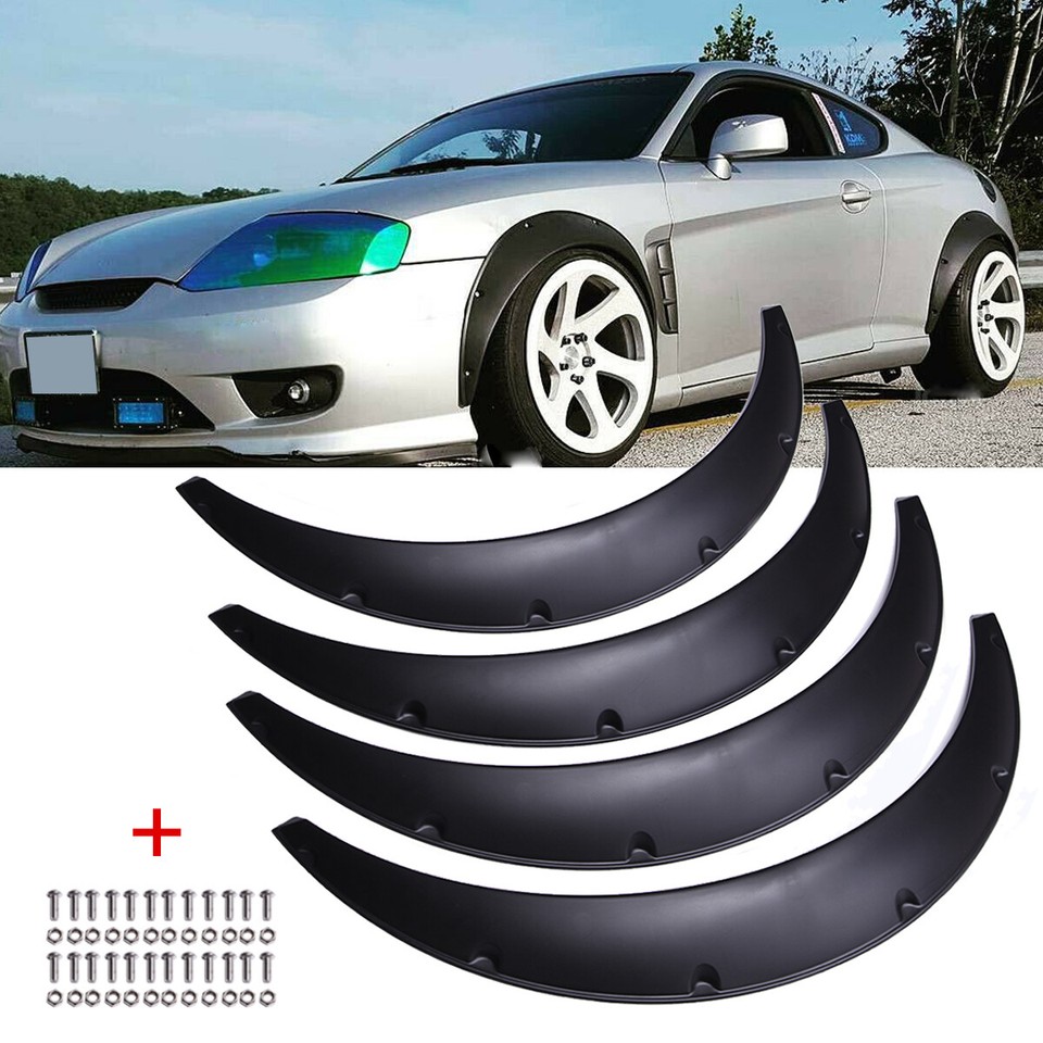 For Mini Cooper S One R53 R55 R56 R58 4.5" Fender Flares Wheel Arch ...