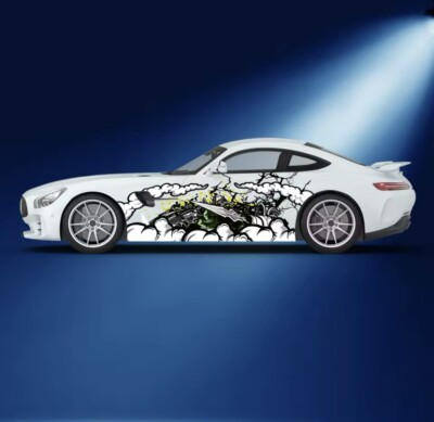 Car Graphic Decal; Cool Car Decals For Both Sides Of The Car Universal ...