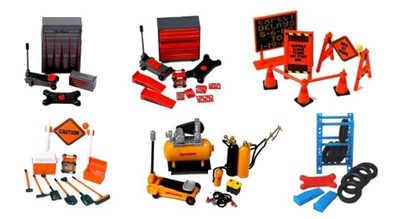 1/24 Hobby Gear Model Car Accessory Sets Asstmt. B (1ea. of 6) (6 Sets ...