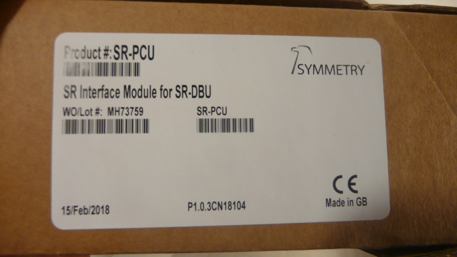 NEW GENUINE SYMMETRY SR-PCU SR INTERFACE MODULE FOR SR-DBU | eBay