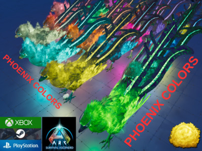 Phoenix COLORS Ark Survival Ascended Official PVE ASA | eBay