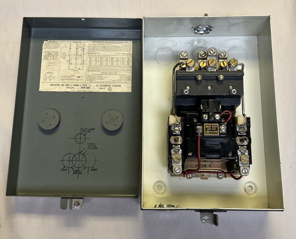 ALLEN BRADLEY,709-CAB,MOTOR STARTER SIZE 2 | eBay