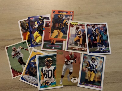 35 Henry Ellard Cards Must Have Lot -Rams -Redskins | eBay