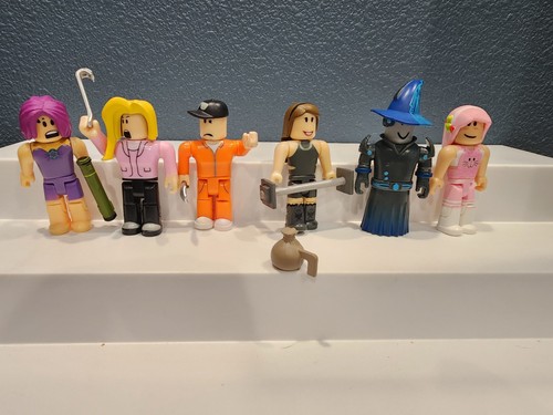 Lot of ROBLOX characters Action FIGURES Techno Wizard sharkbite candy cassy | eBay