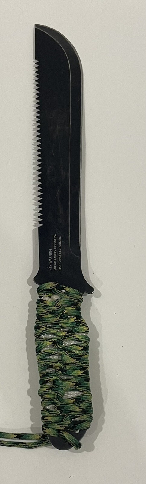 UTS 16” Fixed Blade SAW TOOTH MACHETE SURVIVAL TACTICAL KNIFE W/Black ...