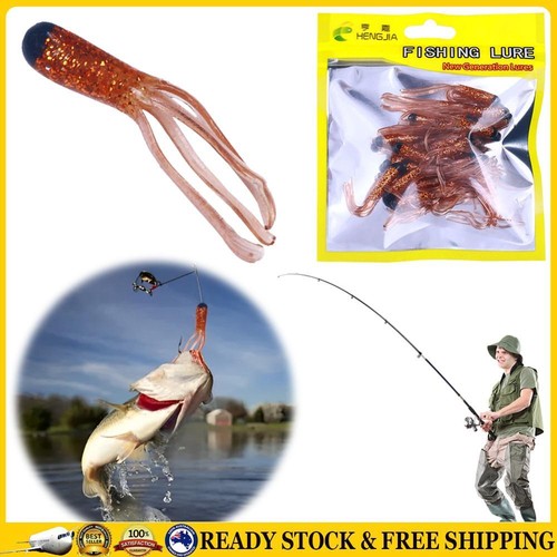 20pcs Soft Tube Lure 4.8cm Crappie Tube Baits Fishing Accessories ...