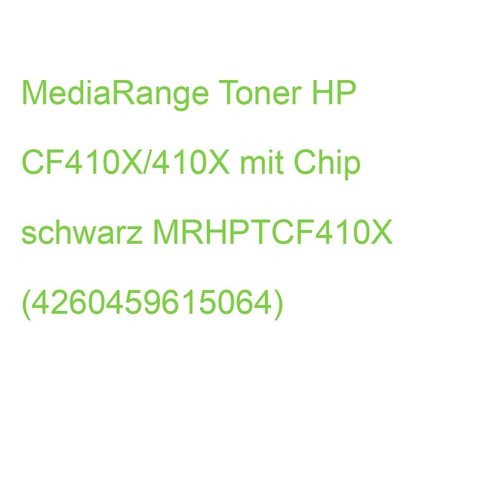 MediaRange Toner HP für CF410X/410X mit Chip schwarz MRHPTCF410X ...