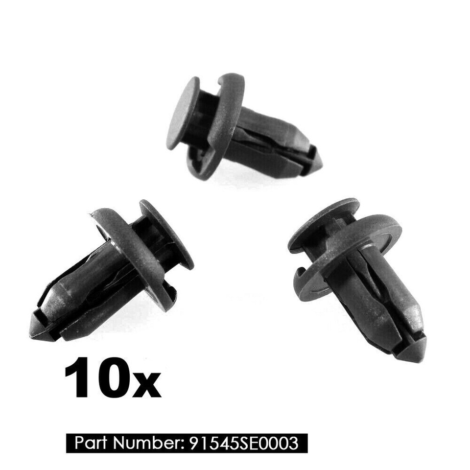 10x Bumper Shield Protector Push Rivet Clips Fasteners For Nissan OEM ...
