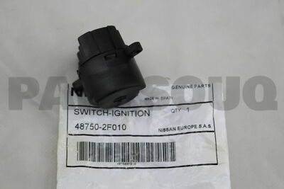 487502F010 Genuine Nissan SWITCH ASSY-IGNITION 48750-2F010 | eBay