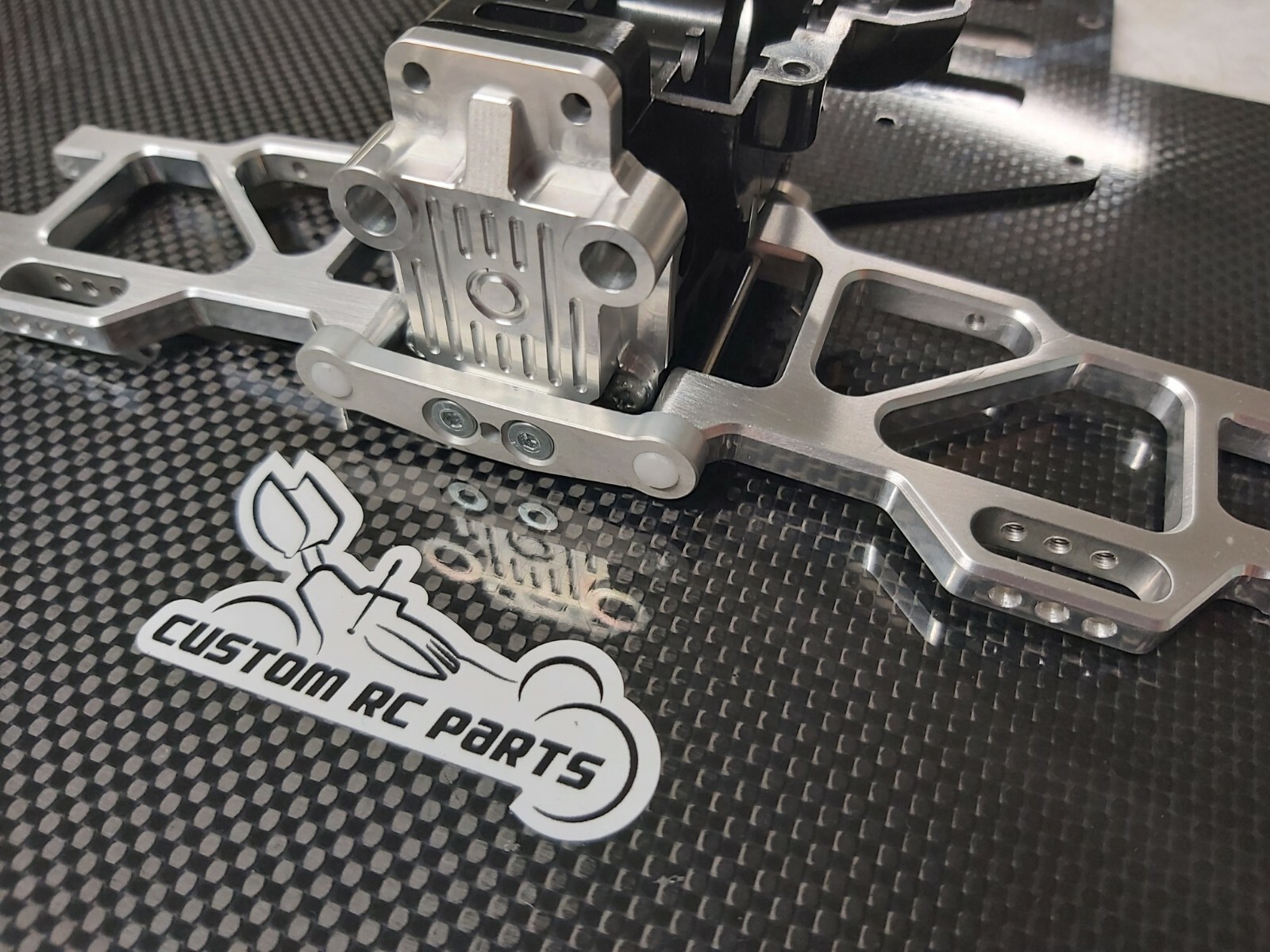 Tamiya Top Force DF01 blue aluminium upgrade kit | eBay