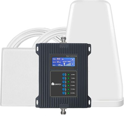 7-Band 4G 5G Cell Phone Signal Booster Multiple Band Repeater for All ...