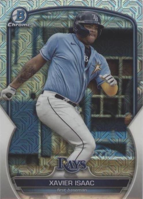 2023 Bowman Chrome - Prospects Xavier Isaac #BCP-157 Mojo Refractor (RC ...