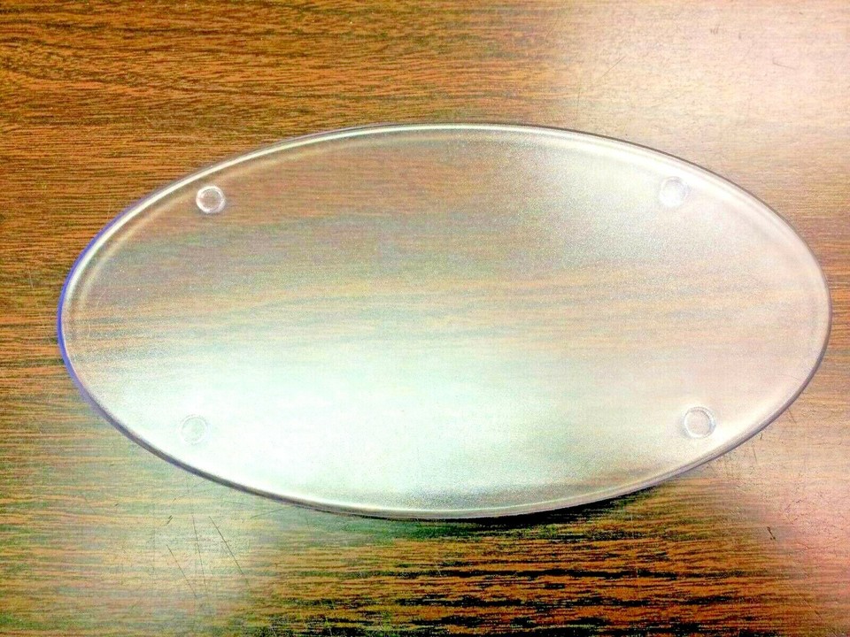 (ONE) TRAY OVAL 8" LONG FROSTED HARD PLASTIC BATHROOM AMENITY TRAY ONLY ...