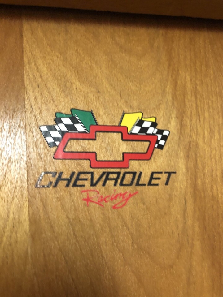 Chevrolet Racing car window Racing Decal Sticker 4 1/2 X 3 1/2 | eBay