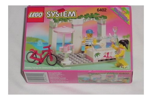 LEGO Paradisa Series, Set 6402 Sidewalk Cafe 673419102414| eBay