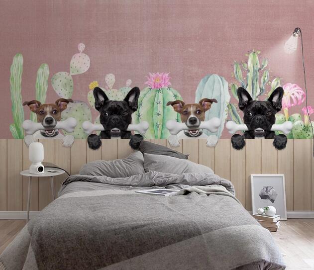 3D Cute Dog Bone 44896NA Wallpaper Wall Murals Removable Wallpaper Fay ...