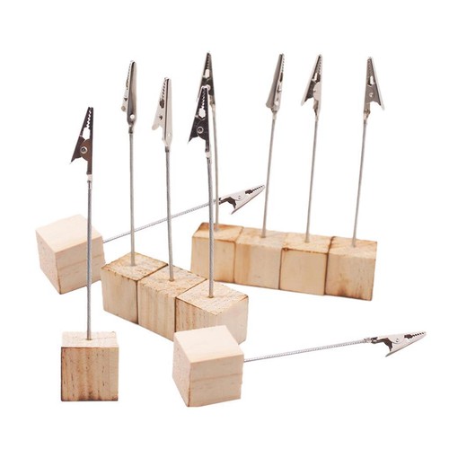 10Pcs Cube Memo Clips with Alligator Clip for Photo Display or Number ...