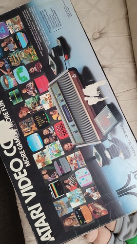 Atari CX-2600A Atari 2600 Console with Controllers, 27 Games, Box, | eBay