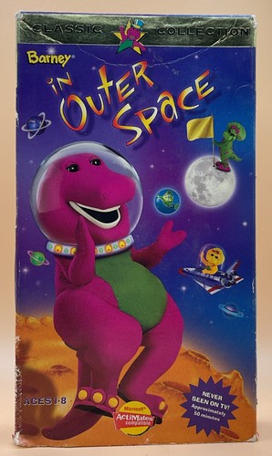 Barney In Outer Space VHS 1998 White Tape **Buy 2 Get 1 Free** | eBay