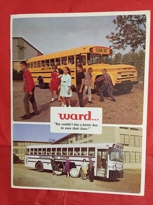 c.1964 WARD "M-3000 SCHOOL BUSES" Bus Dealer Sales Brochure | eBay