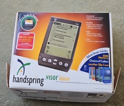 Vintage Retro 2001 Handspring Visor Deluxe Handheld Computer Palm OS | eBay