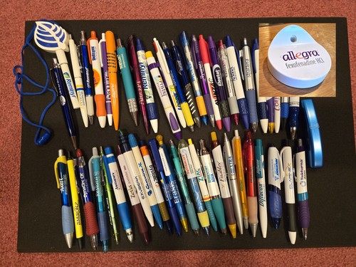 Lot of 50 Pharma Drug Rep Pens Medical Pens & Allegra Penholder | eBay