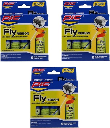 Pic FR10B Sticky Fly Ribbons (30-Pack) | eBay