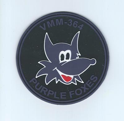 VMM-364 PURPLE FOXES(THEIR LATEST!!) PVC patch | eBay