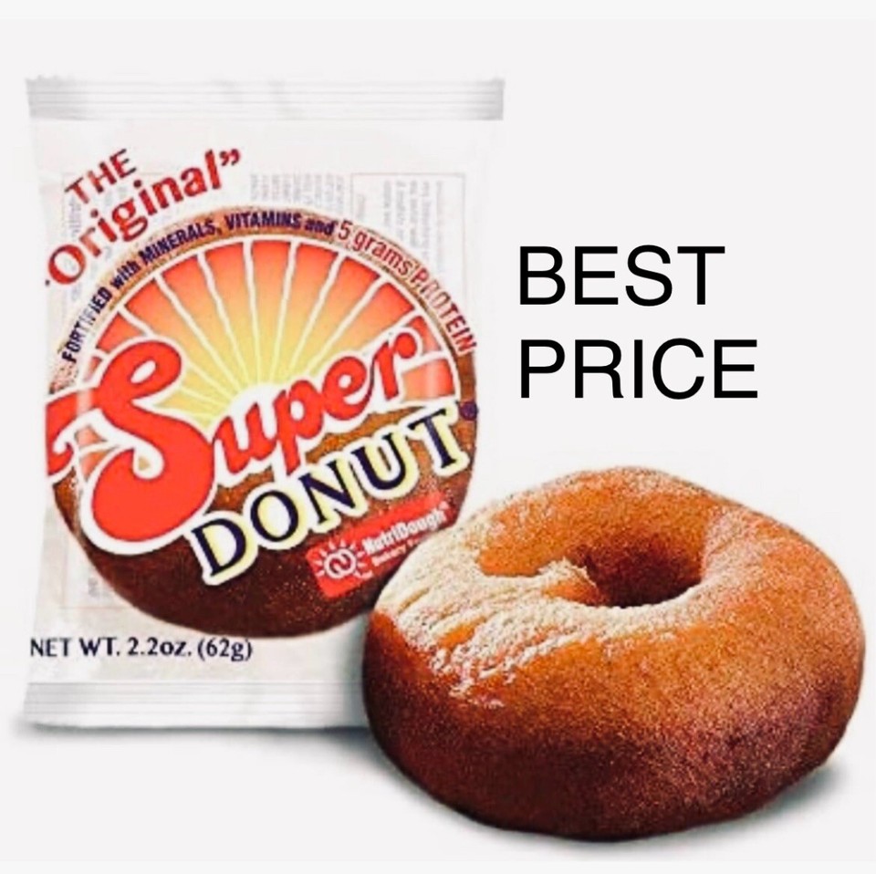 The Original HEALTHY Super DONUT: Super Bakery , Jumbo Size, (40 Count ...