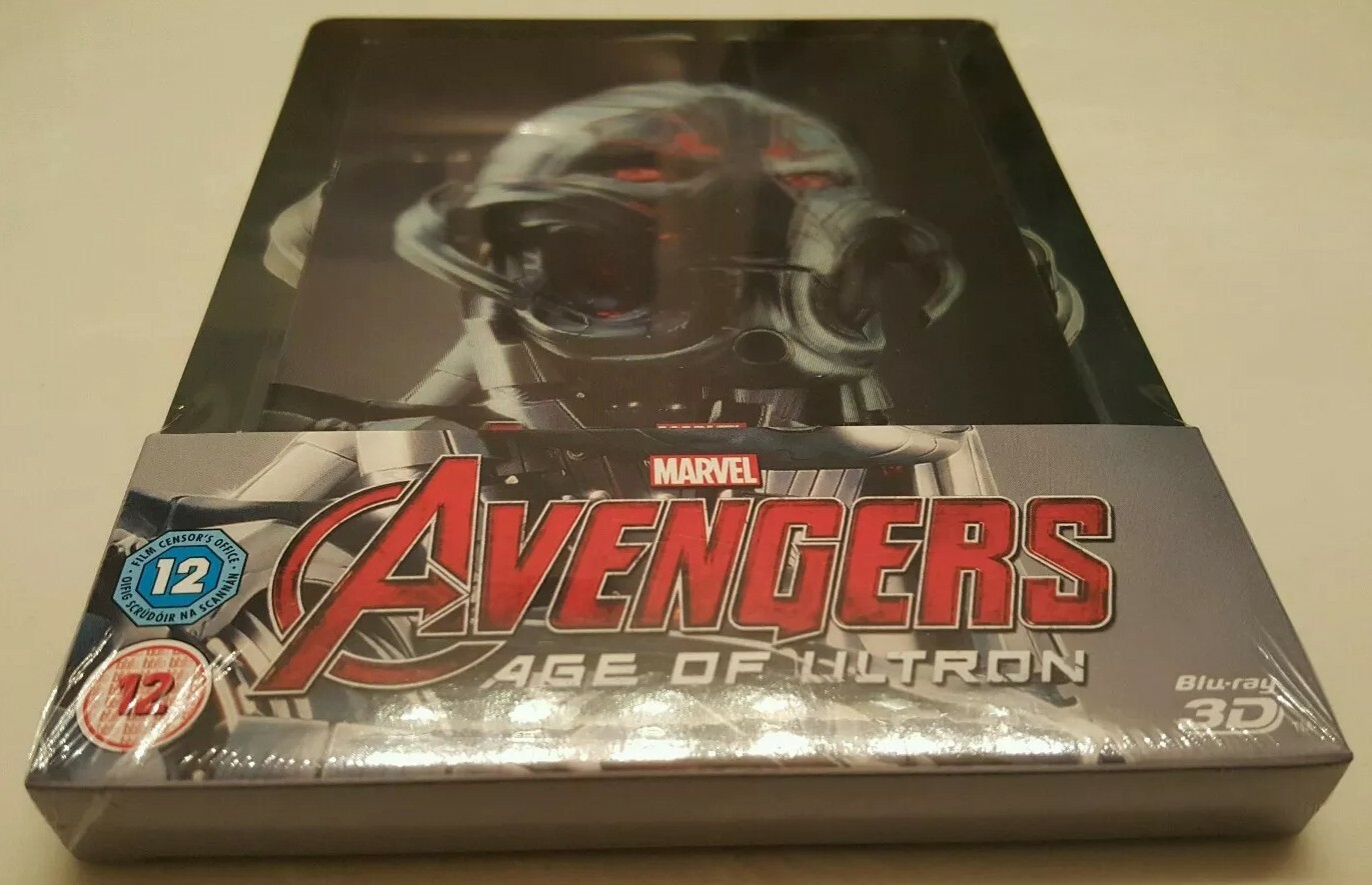 Marvel's Avengers Age of Ultron 3D STEELBOOK Lenticular Magnet (Blu-ray ...