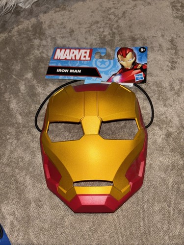 Marvel IRON MAN Super Hero Mask Kids Roleplay Toy Hasbro Face Unisex ...