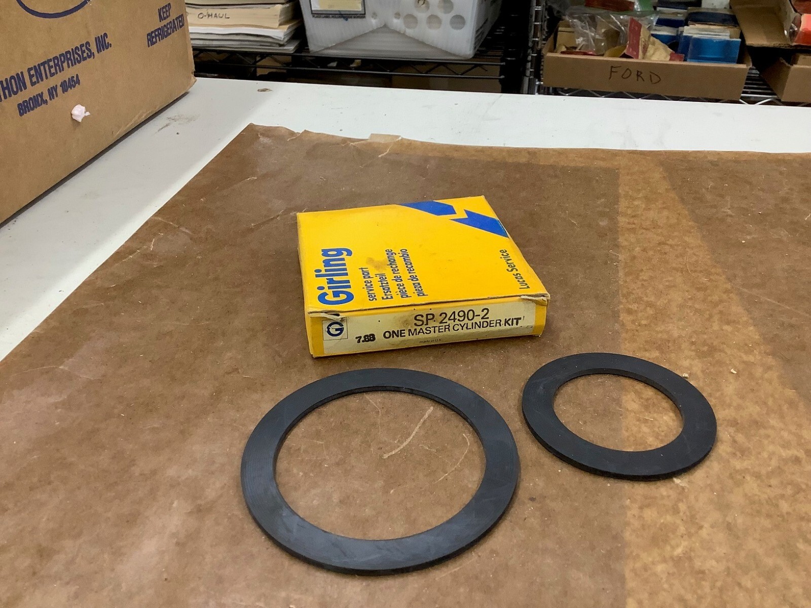 GIRLING BRAKE MASTER CYL REBUILD KIT GIRLING# SP2490-2 KIT for sale ...