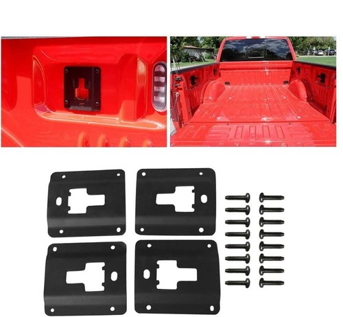 4PCS Truck Bed Cargo Tie Down Brackets Fit For 2015-Present Ford F150 ...