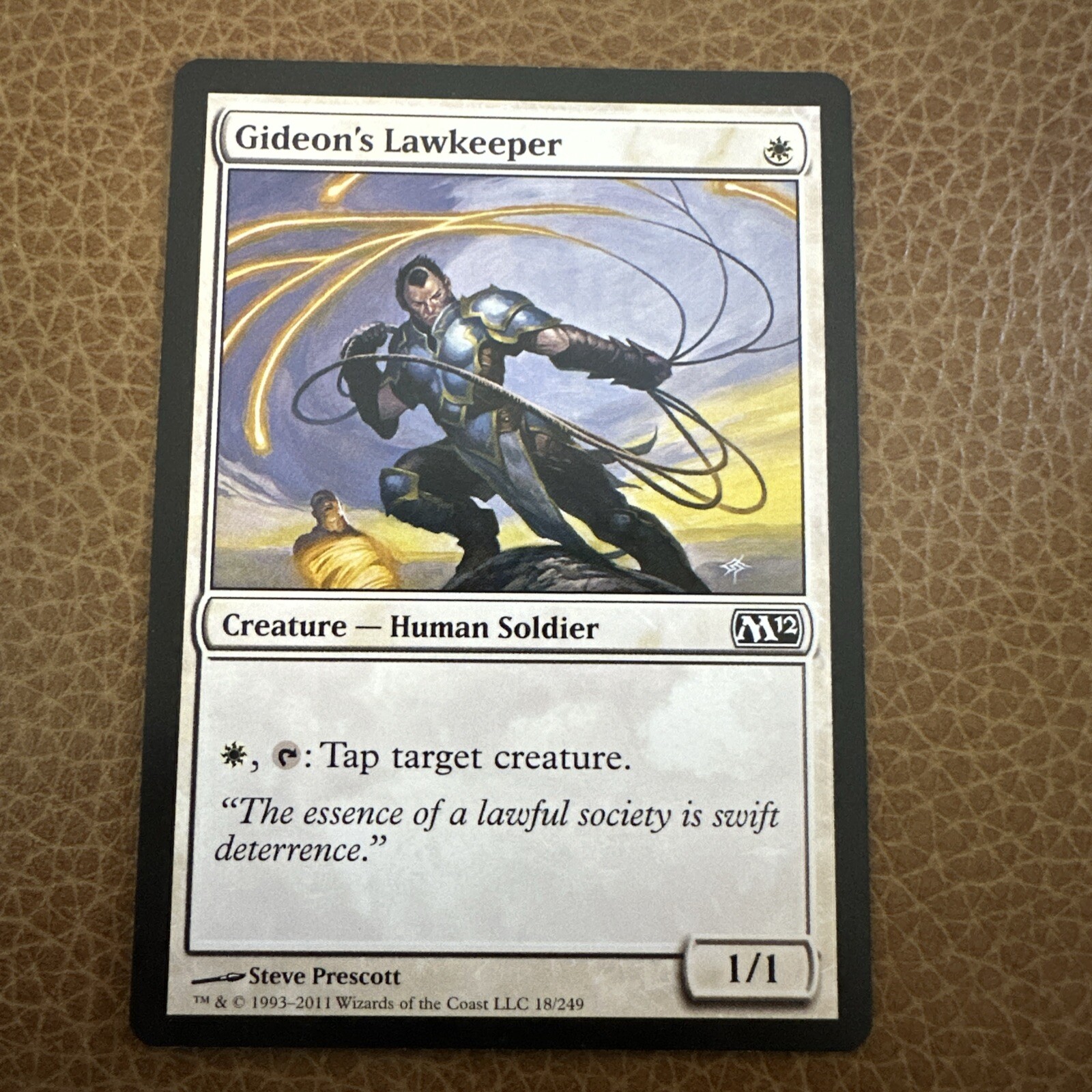 MTG Gideon's Lawkeeper Magic 2012 18/249 Regular Common | eBay