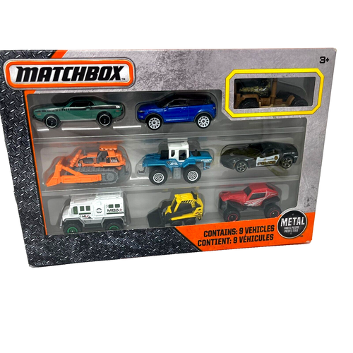 Mattel Matchbox Gift Pack 9 Pack Mini Exclusive Vehicles Car Truck #2 ...