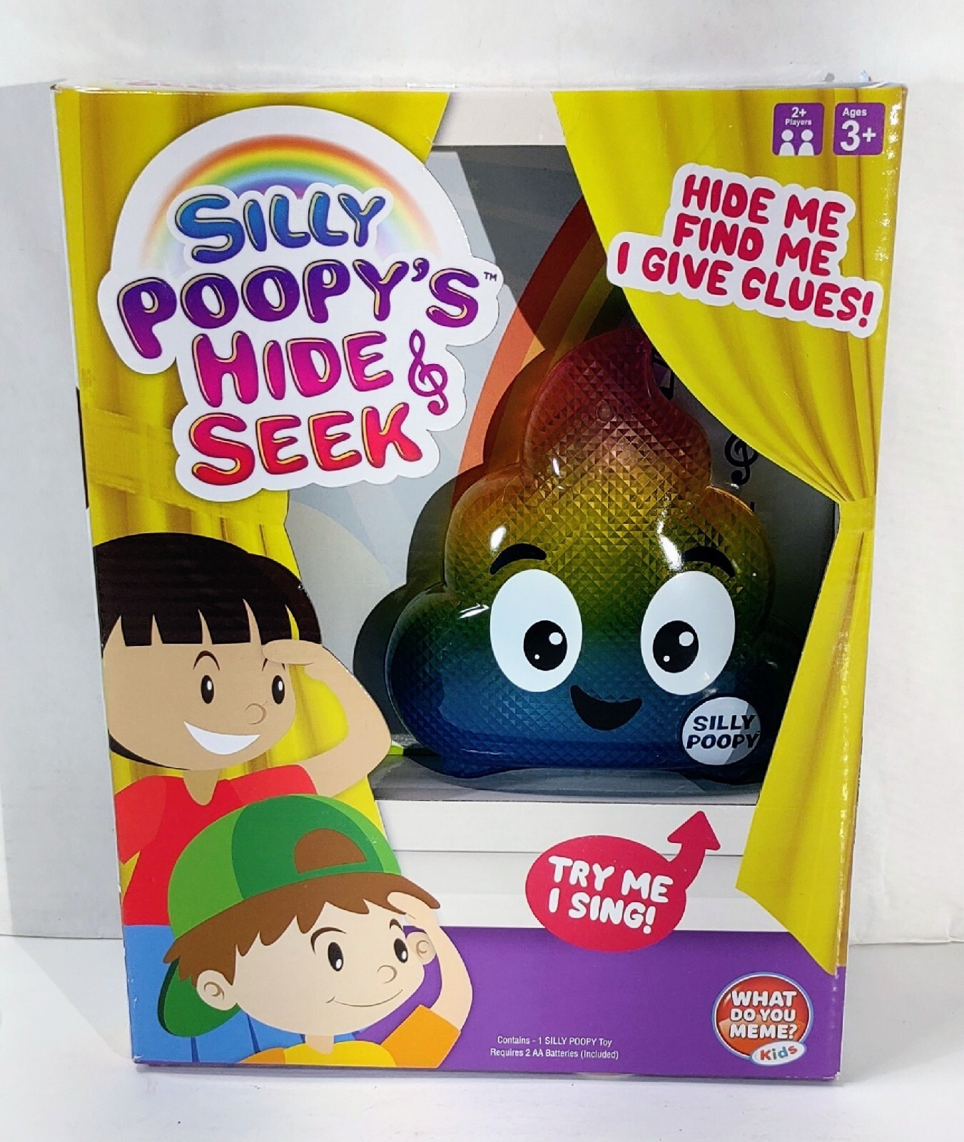 Silly Poopy's Hide & Seek Toy GAME Sing & Dance 2 Players Ages 3 for ...
