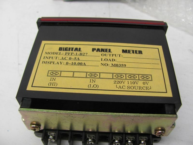 POUNDFUL-L DIGITAL PANEL METER PFP-1-B27 I/P: AC 0-5A/0-10.00A NIB | eBay