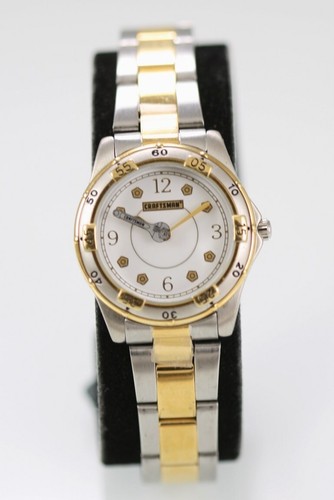 Craftsman Relic Watch Women Stainless Steel Silver Gold WR Battery ...