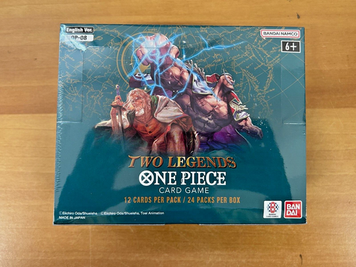 One Piece OP08 Two Legends Booster Box OP-08 English New Factory Sealed ...