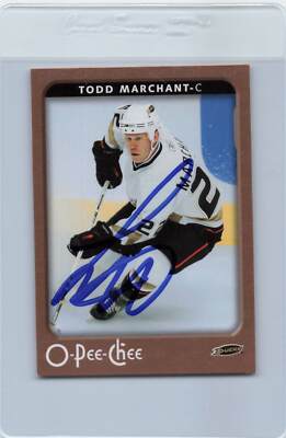 2006/07 O-Pee-Chee #14 Todd Marchant Mighty Ducks Signed Auto *G2431 | eBay